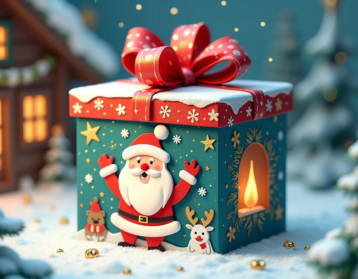 Create a Festive and Eye-Catching Christmas gift-box Design - SeaArt AI
