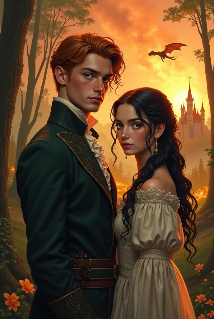 A young man of about 20 years old, with a Victorian hairstyle and ...