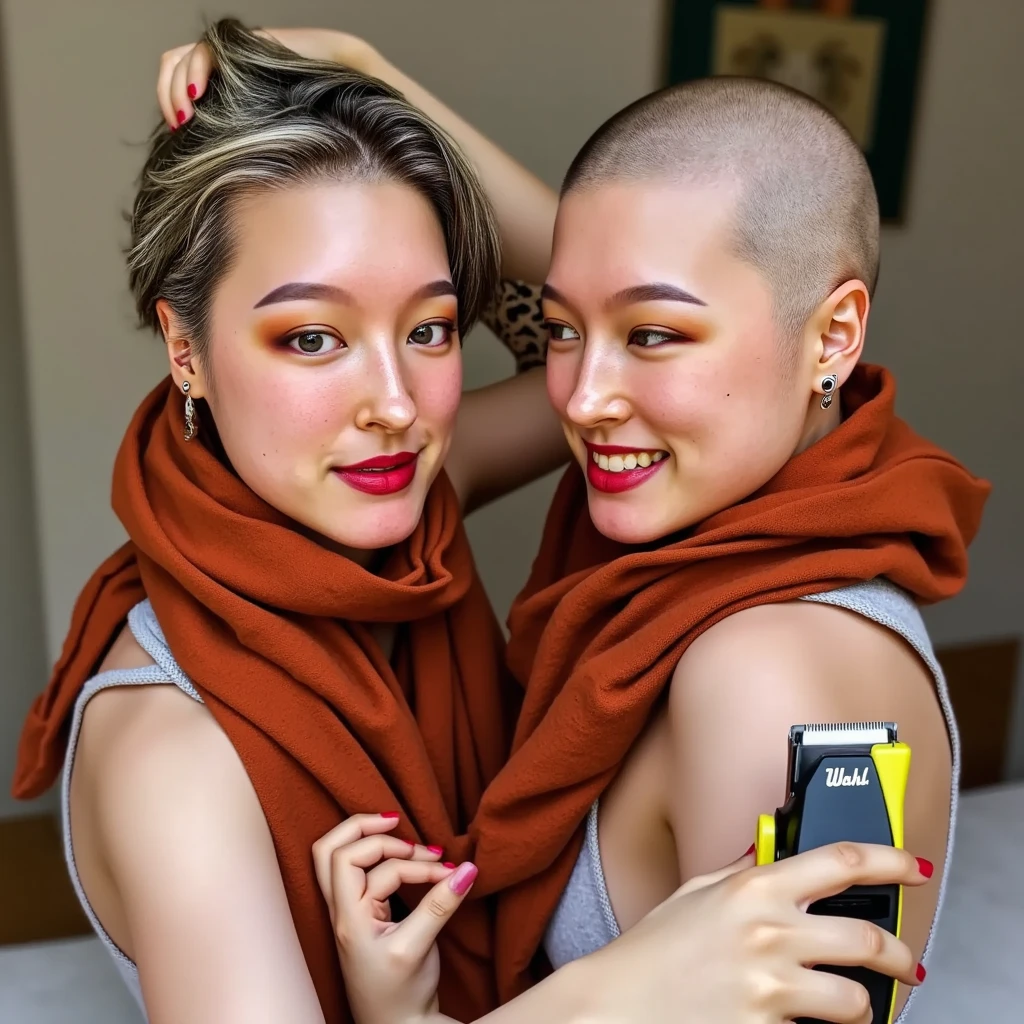 Real photograph of two curvy beautiful young women, (one currently ...