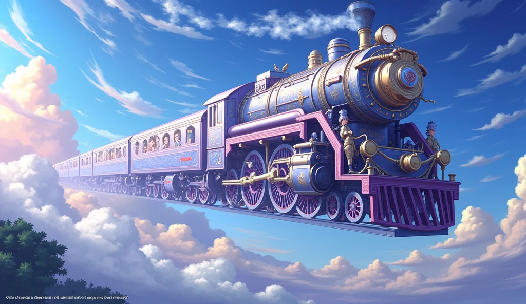 A train that transcends time and space、 fantasy 、anime - SeaArt AI