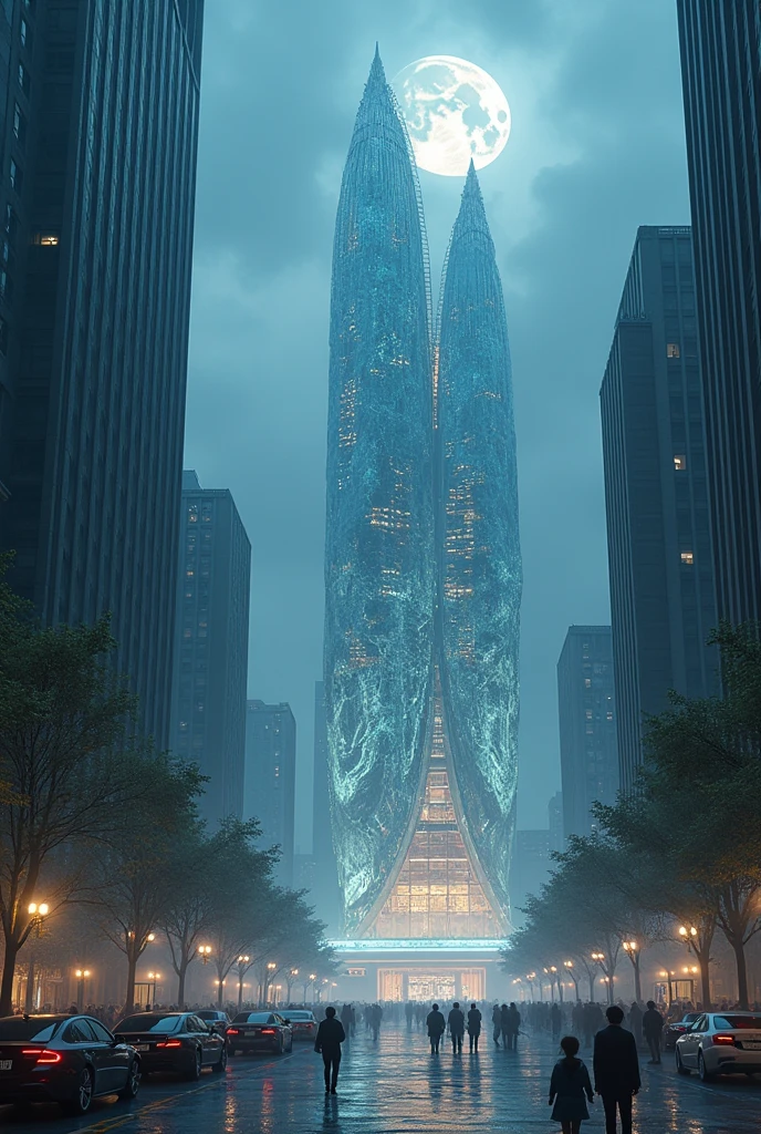 " In the heart of the city , stood a building *Glamorous* and ...