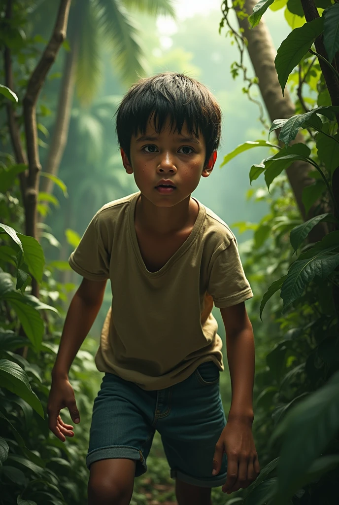 Real photo of a twelve-year-old smooth-haired Venezuelan boy wearing ...