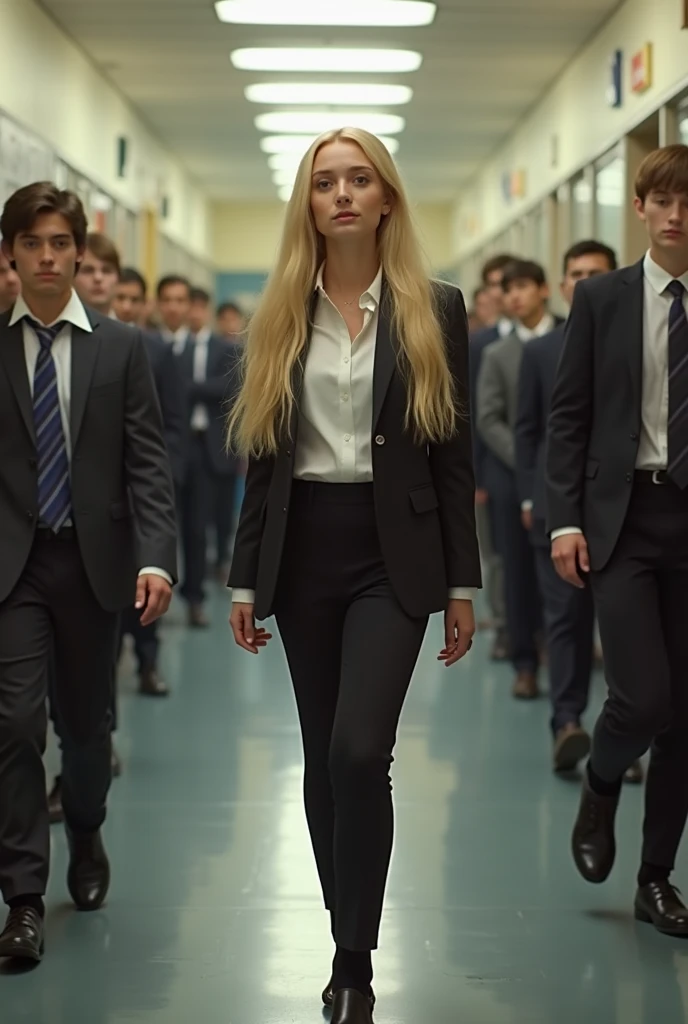 Liz Allan aged 16 ( long straight hair and blonde ), (visage parfait ...