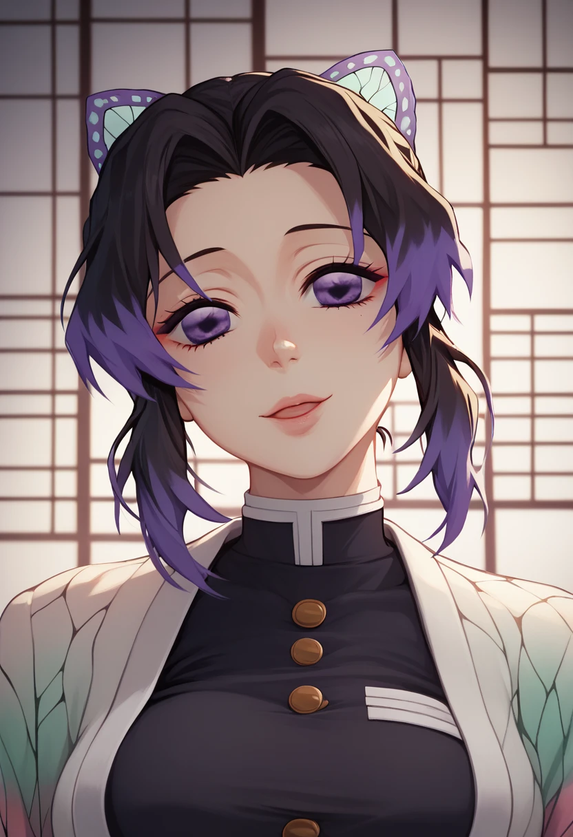 Shinobu Kocho,beautiful, Japanese Room,light filtering , masterpiece ...