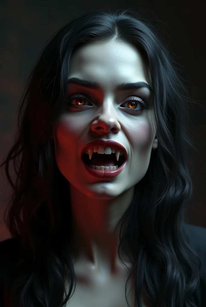 Professional 3D model of diffused light fill lighting Vampire woman ...