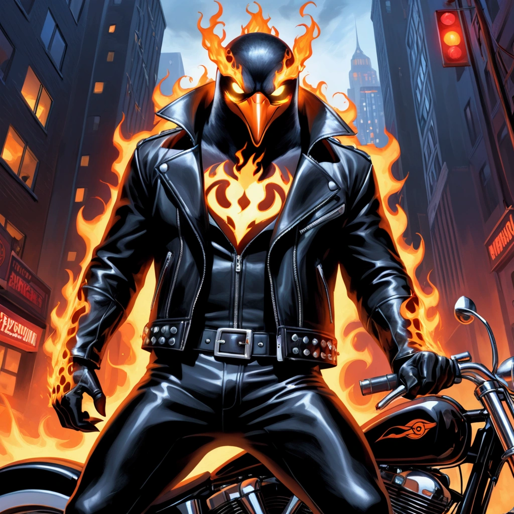 Closeup, Hyper-realistic digital painting of an extremely badass ...