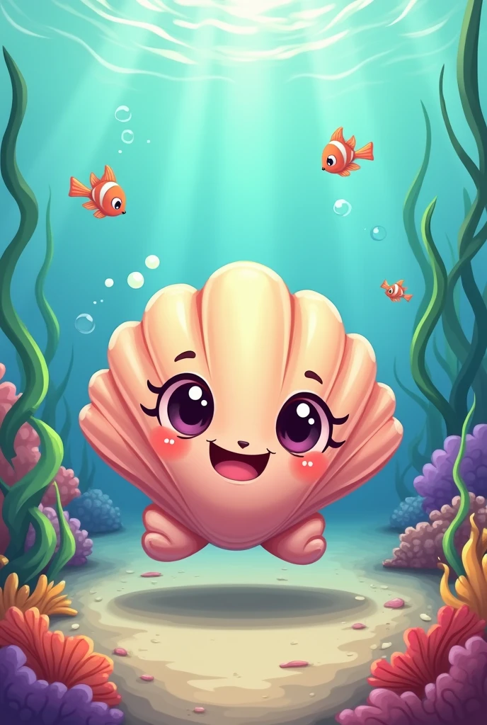 Scallop mascot character - SeaArt AI