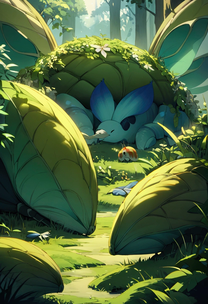 and 、 {x} a forest called Hukai where giant insects such as royal bugs ...