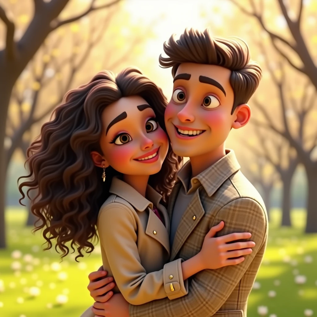 A vibrant and heartwarming 3D animated portrait inspired by Disney ...