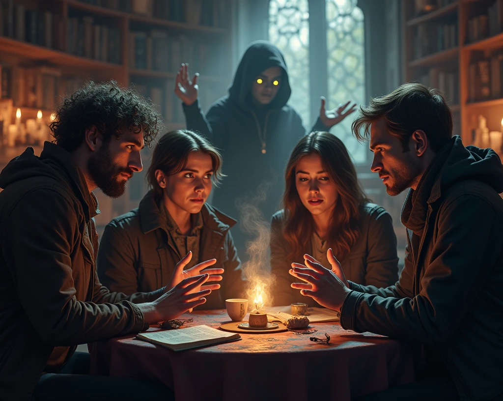 Horror tabletop rpg group - SeaArt AI