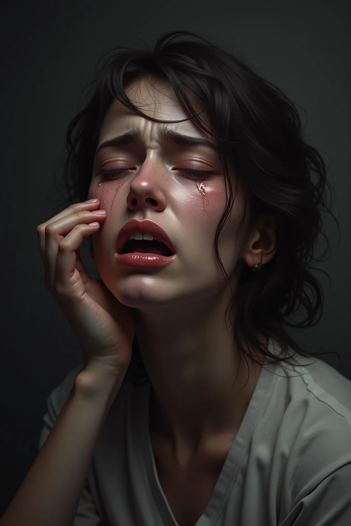 crying - SeaArt AI