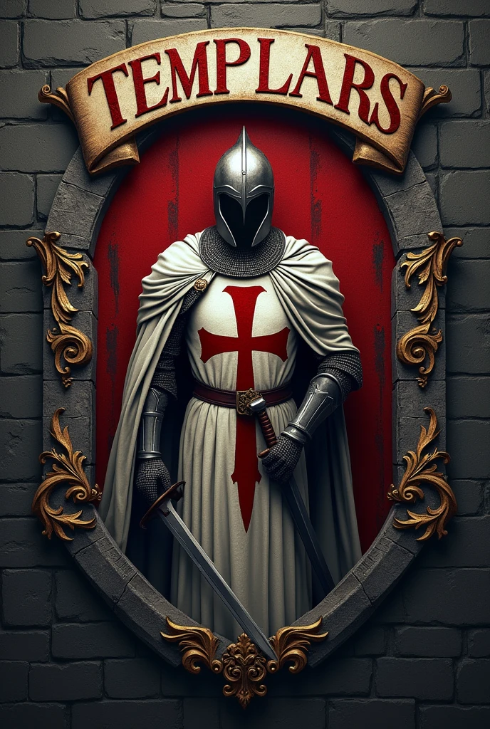Give me a medieval logo that says Templars - SeaArt AI