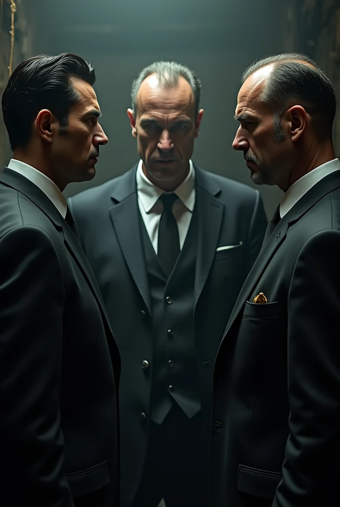 Create an image of 3 mobsters for a group - SeaArt AI