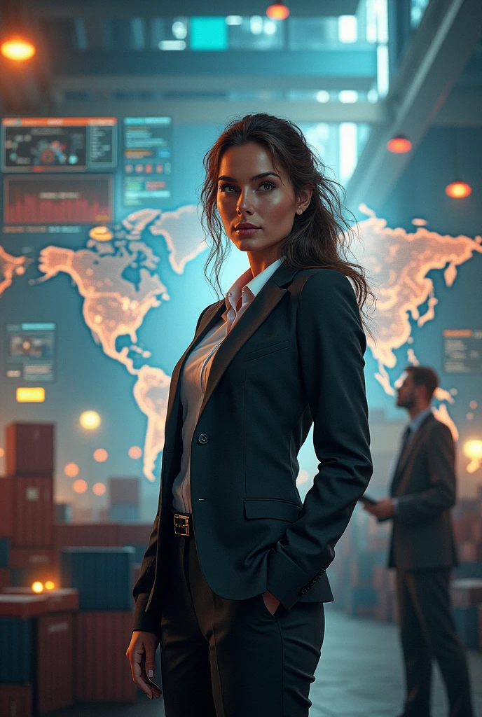 Customs and International Trade Jobs that Include a Woman - SeaArt AI