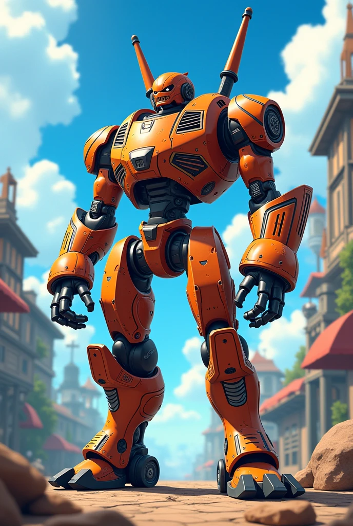 Robot, One Piece Style - SeaArt AI