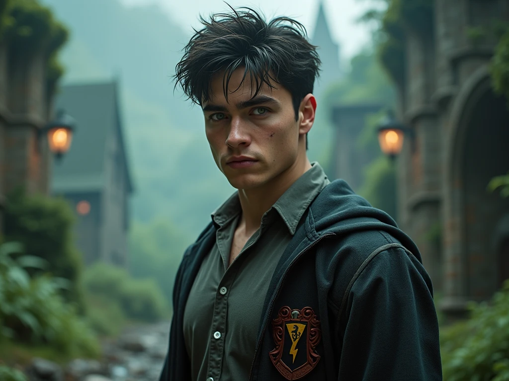 Harry Potter 15 ans musclé - SeaArt AI