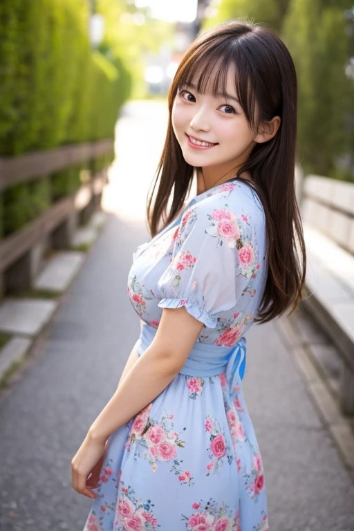 Close-up shot of a woman with a small face posing for a photo - SeaArt AI
