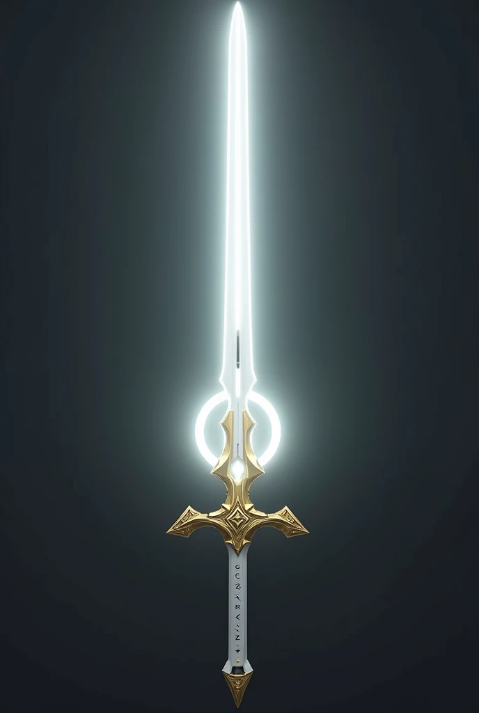 Great Futuristic Sword(Similar to a lightsaber) in White with Gold ...