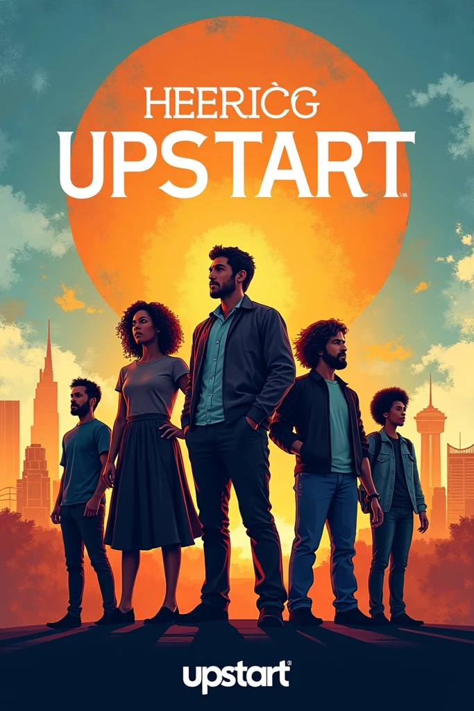 Generate a poster about Upstart: Unemployed People Supporting ...