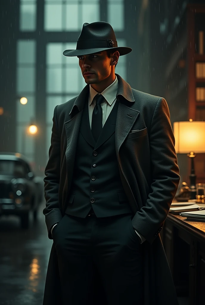 Cool detective - SeaArt AI