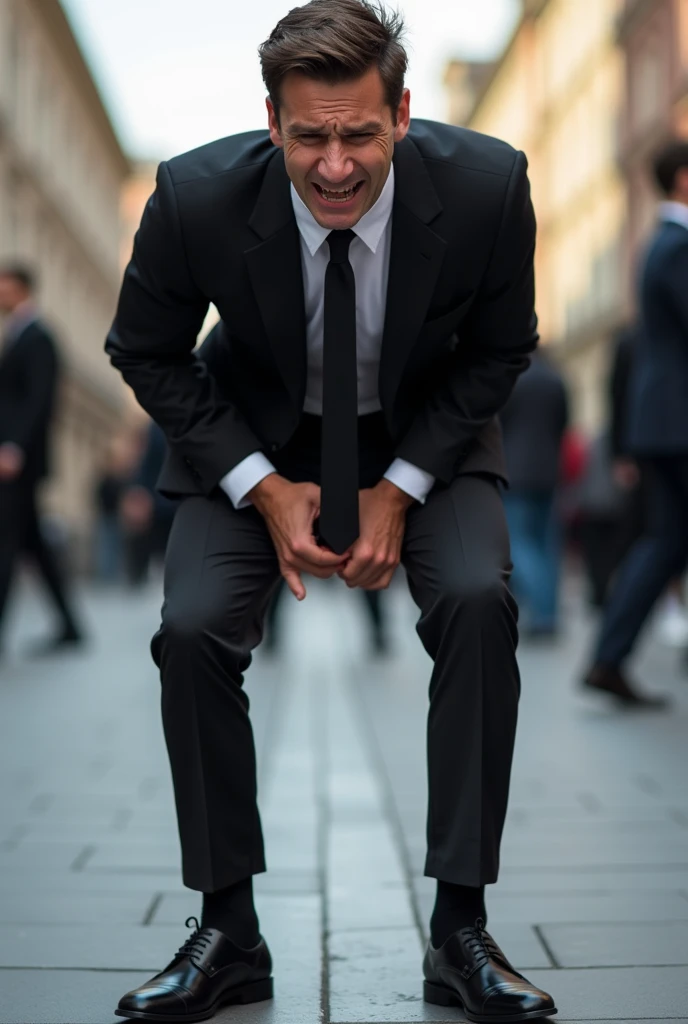 On the Square，Handsome young businessman，Sexy and charming，Swiss men ...