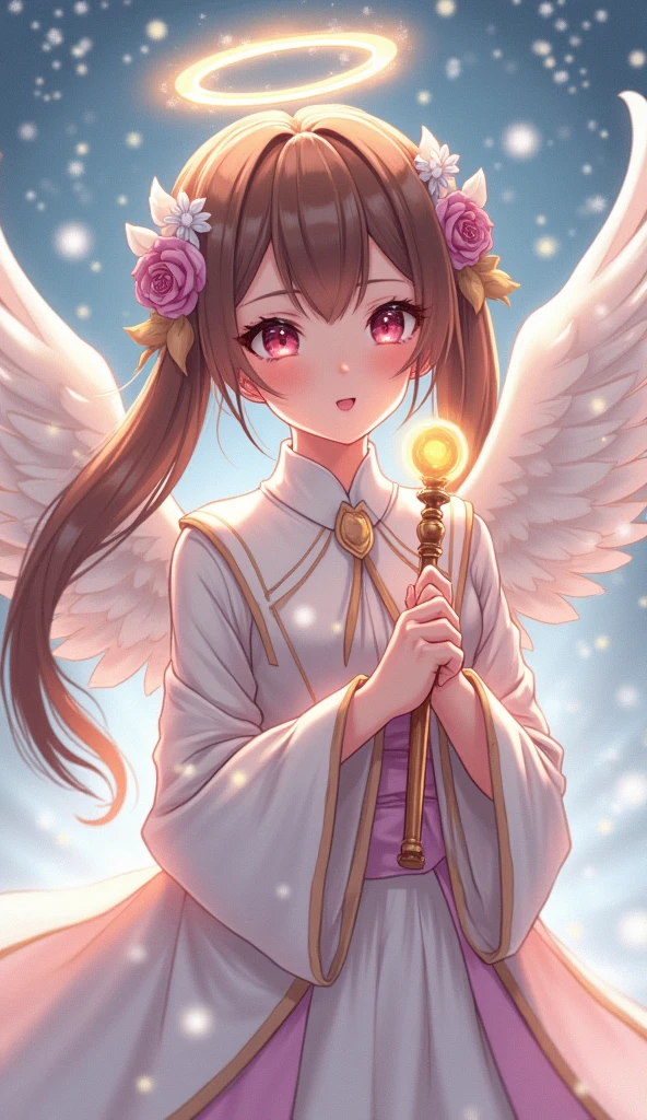 beautiful angel character ： petite angel in Korean style cosplay ...