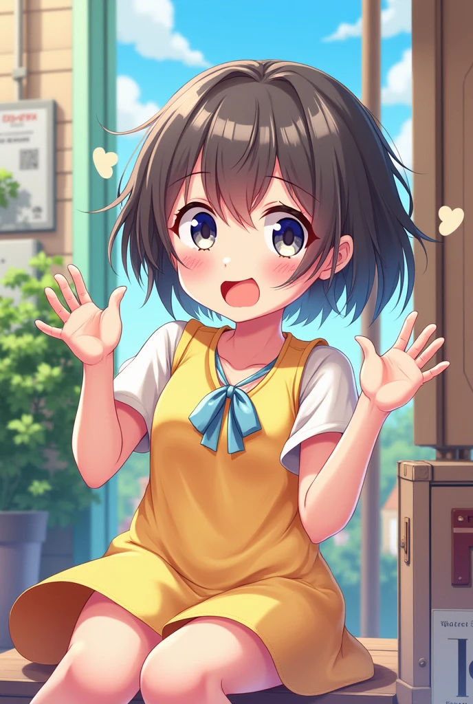 Anime girl fart art - SeaArt AI