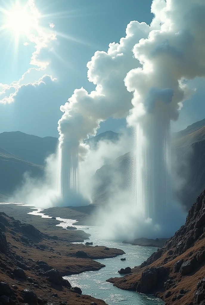 " An ultra realistic and cinematic image of the Earth in its formation ...