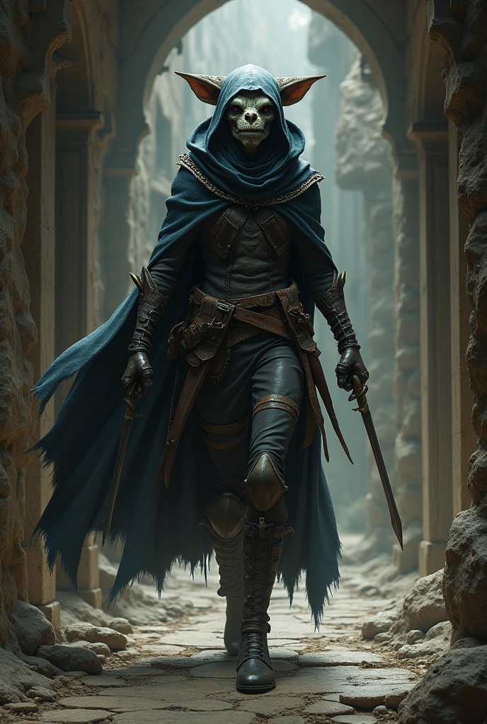 A medium-sized rogue breed light feet DND style - SeaArt AI