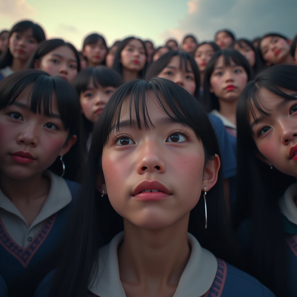 Real Live-Action, (XLabs F.1 Realism LoRA V1), 8K HDR Group photo ...