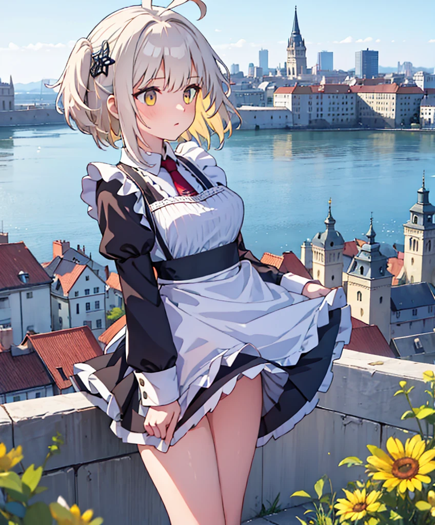 ( Miniskirt Maid Outfit:1.5)、 best quality, masterpiece, high ...