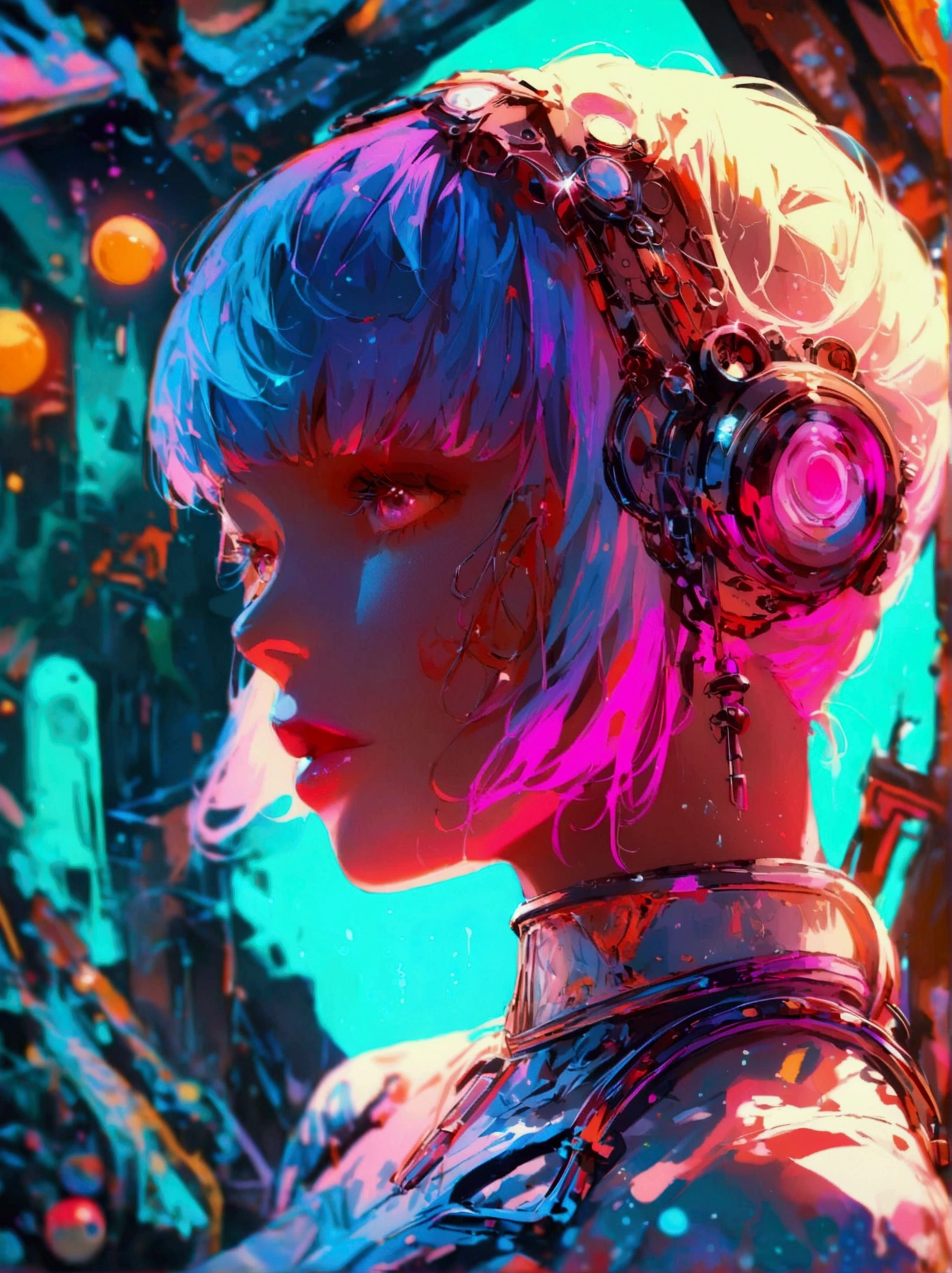 Reference《Girl wearing pearl earrings》， Change the character to Kodak ...