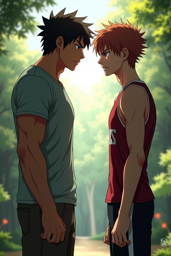 Goro Nomoru fucking Aiden Flynn from Camp Buddy - SeaArt AI