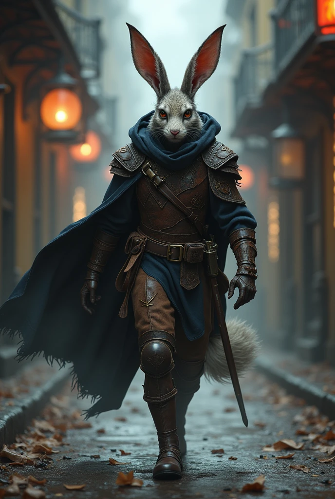 Harengon rogue man - SeaArt AI