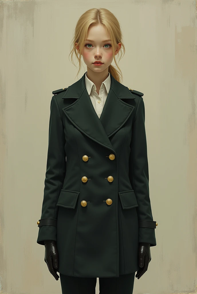 Lonely young adult girl, Tall stature, little chest, closed mouth ...