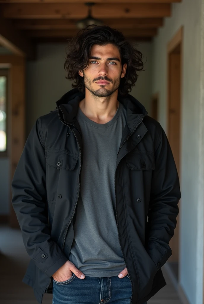 An Attractive man Photorealism, handsome man with strong jawline and ...