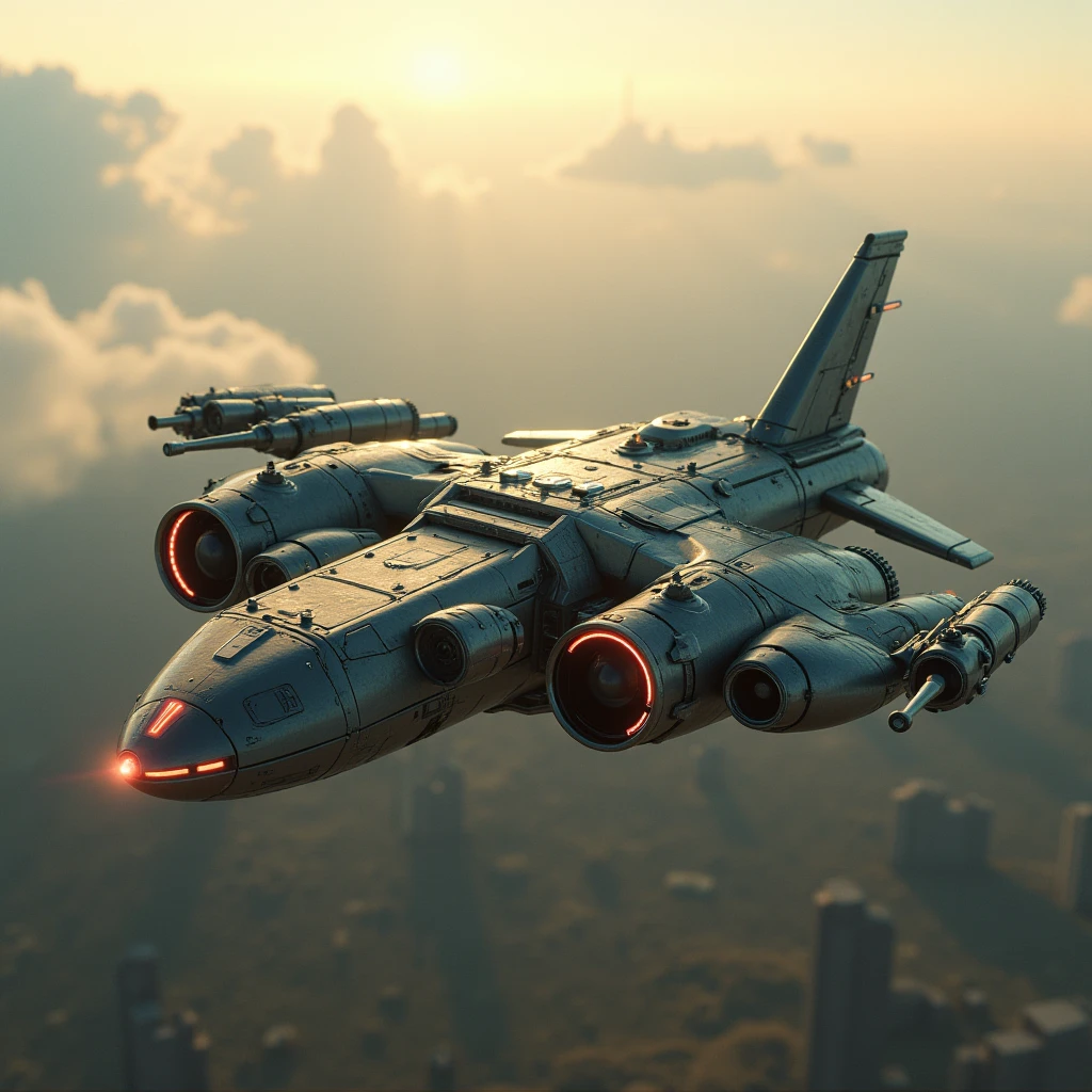 “Medium Patrol Craft | (futuristic warplane design:1.3) | handcrafted ...