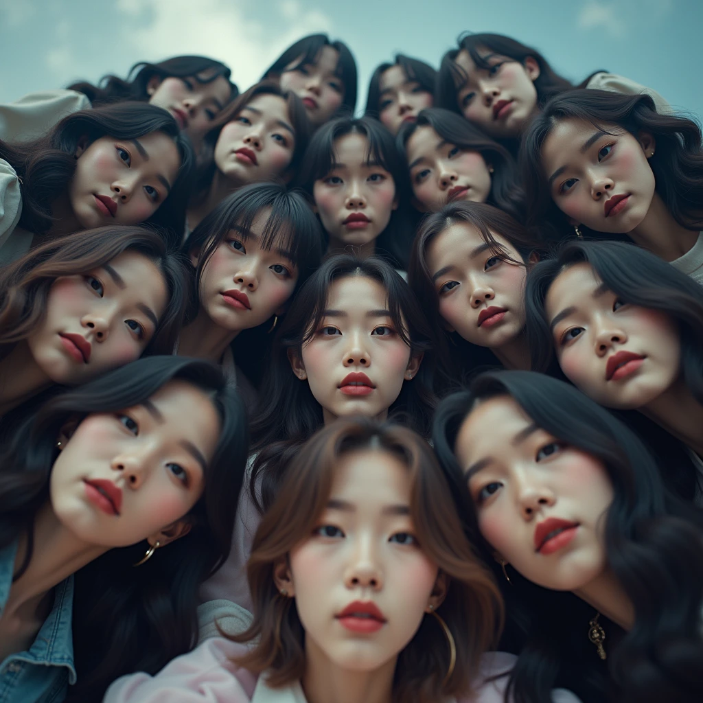 Real Live-Action, (XLabs F.1 Realism LoRA V1), 8K HDR Group photo ...