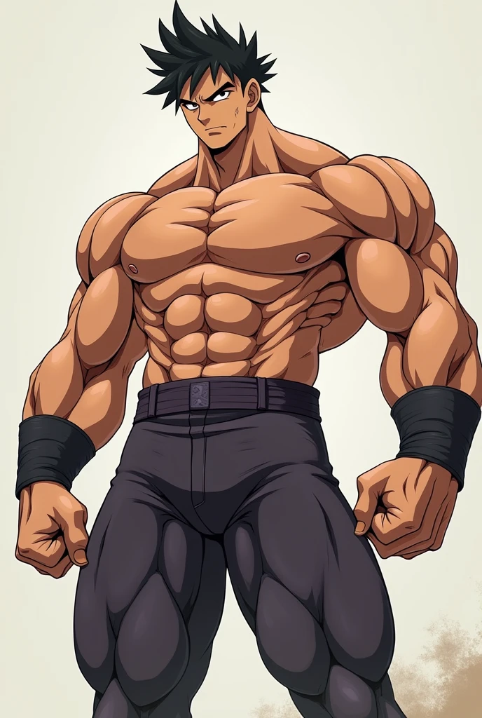 Anime boy with huge muscles - SeaArt AI