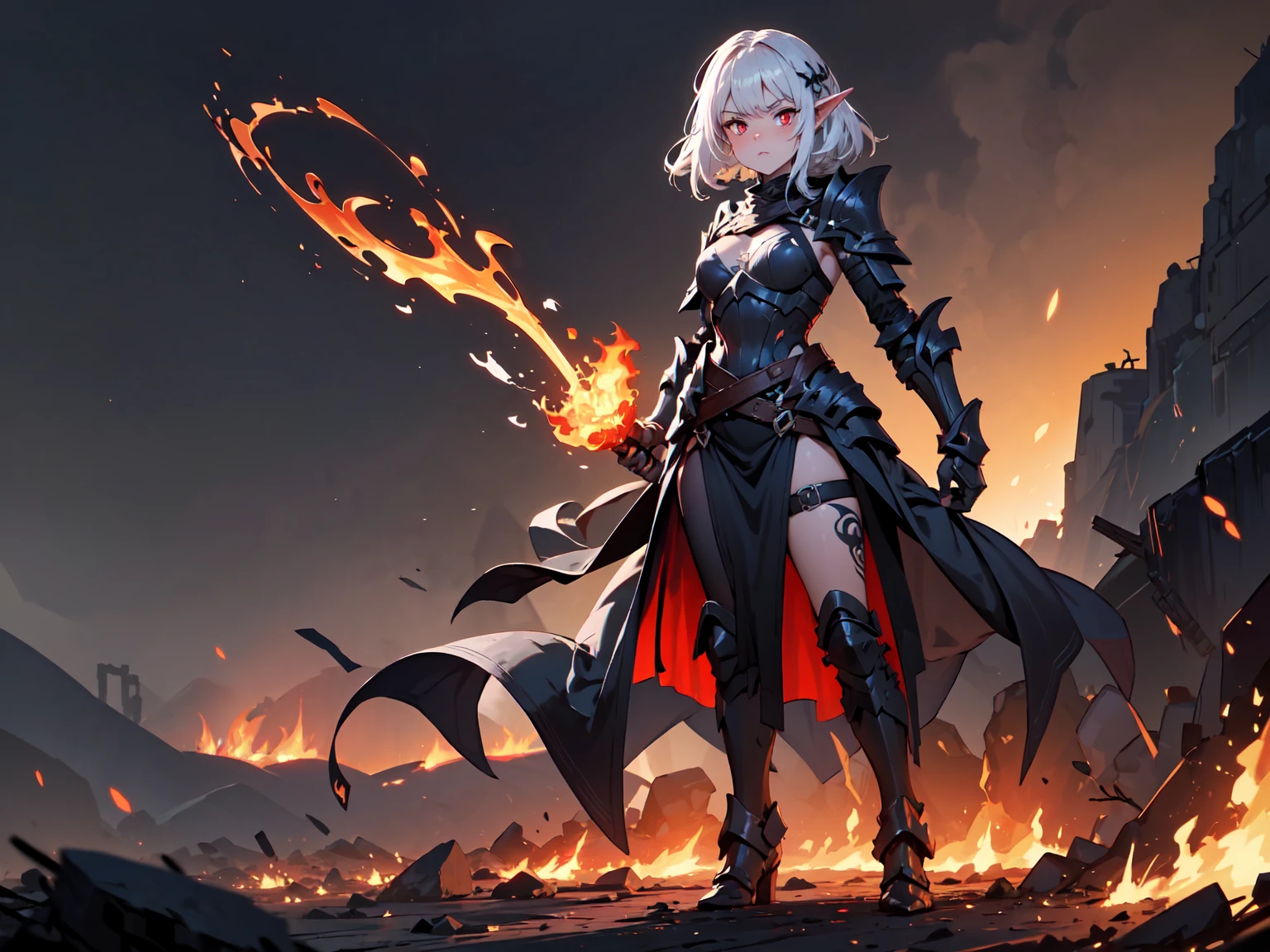 Prompt: ((masterpiece, best quality, 16k)), ((full body)), (1girl ...