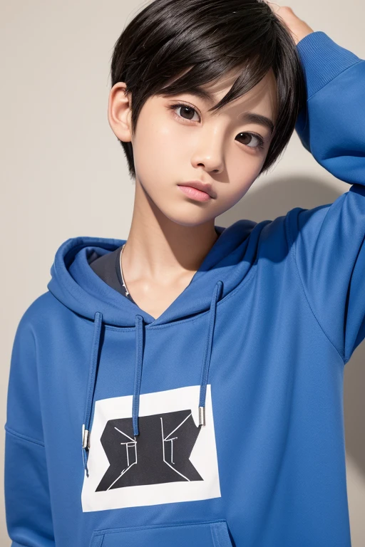 1 sporty preaty kawaii 12age asian cute little sister diguise as a boy - SeaArt AI