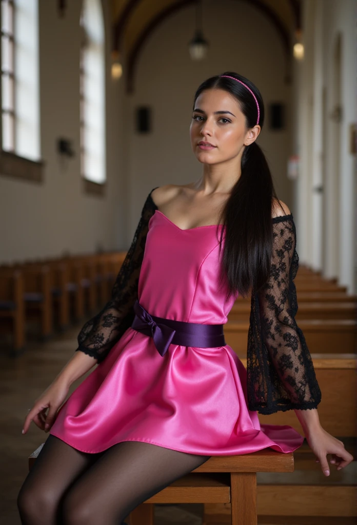Young black haired german woman, beautiful eyes. long black hair with ...
