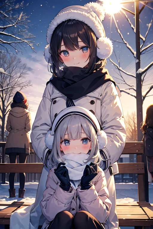 masterpiece, best quality, ultra-detailed, 3girls, distinct ...