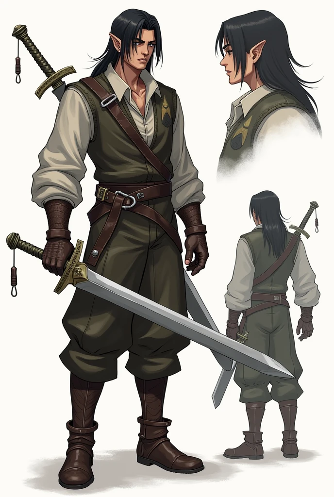 character concept art）），((Character design sheet、Same Role - SeaArt AI