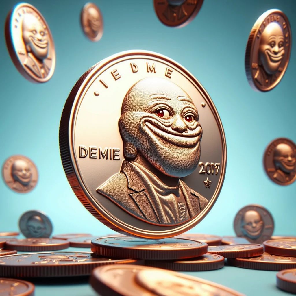 Meme Coin "PunnyCoin" use reference image as base, keep the character from refer - SeaArt AI
