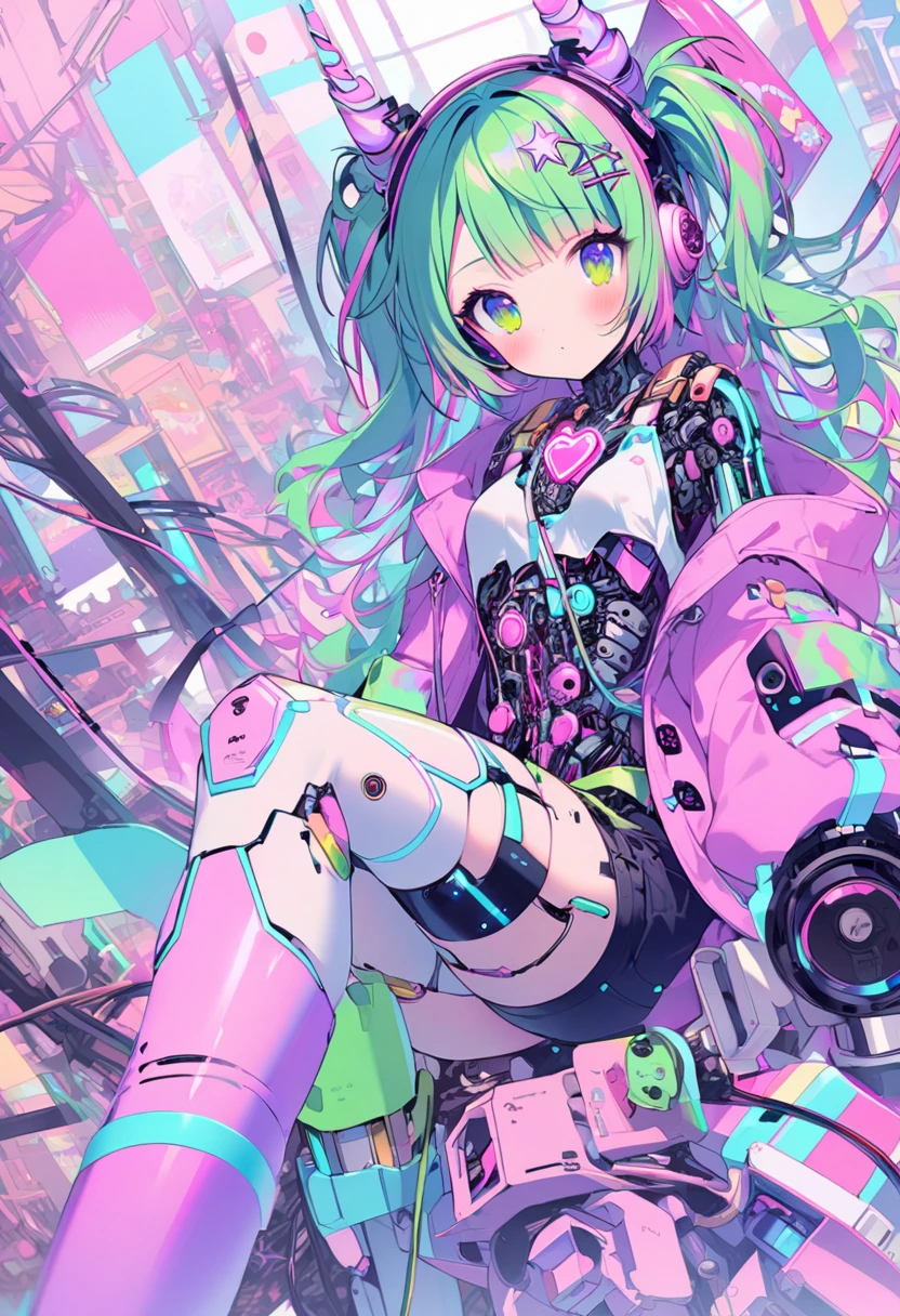 one girl, Decora, dynamic angle, Breathtaking, the above, compulsory distance - SeaArt AI