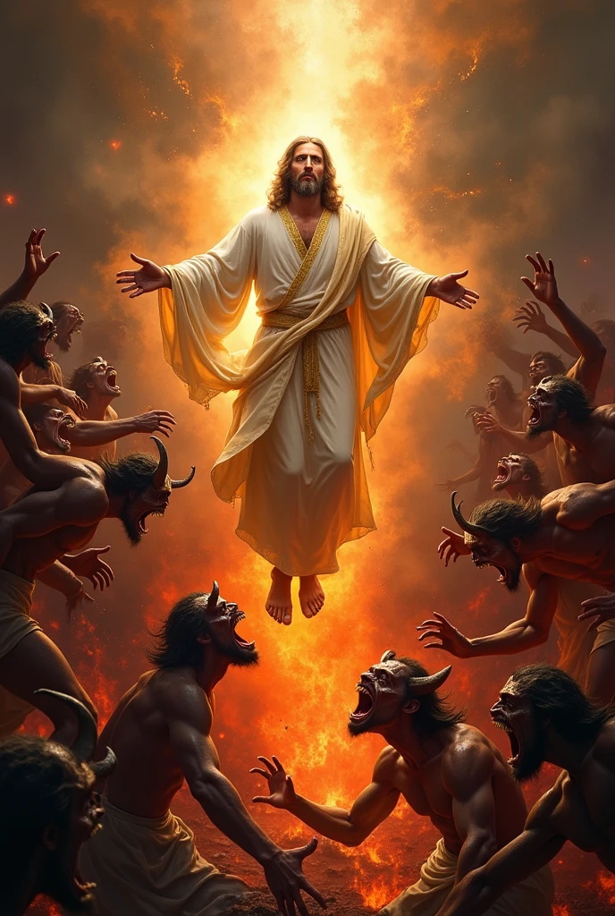 "A dramatic and vivid depiction of Jesus Christ descending into hell to ...