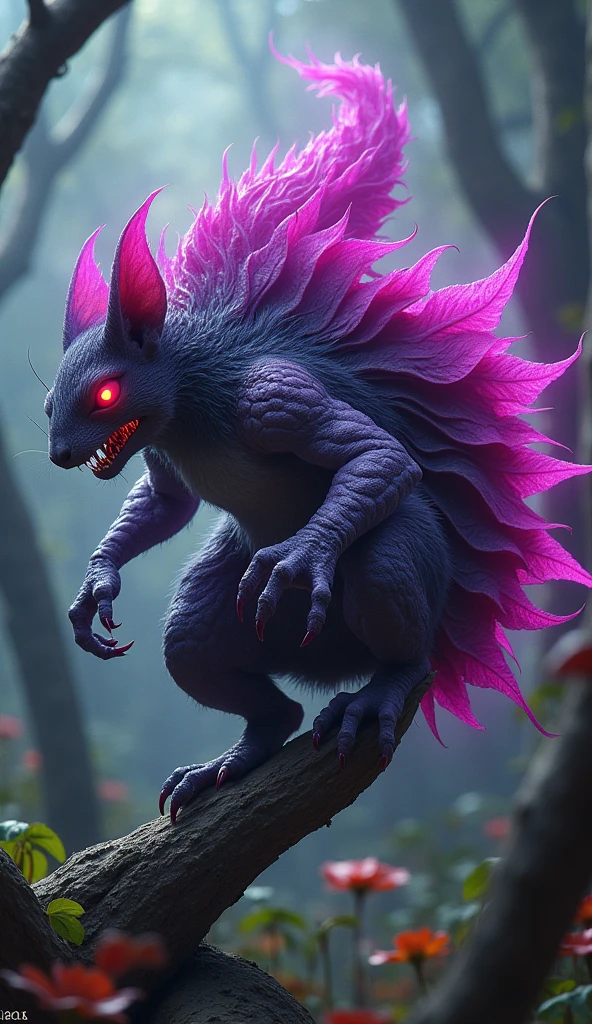 Create 32k ultra-realistic image of a mutated hybrid fusion combining ...