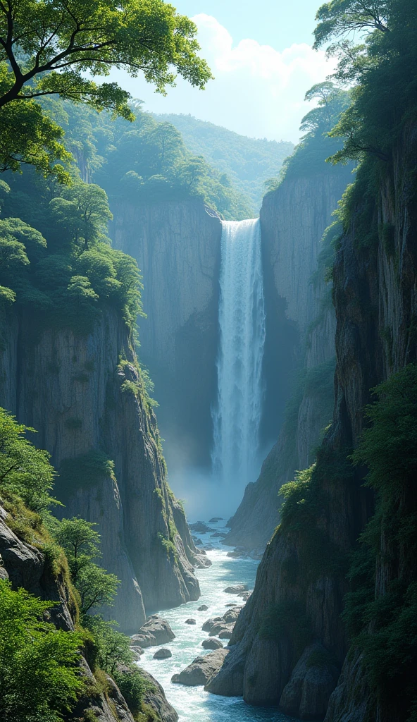 To create an image prompt for Takachiho Gorge in Miyazaki Prefecture ...