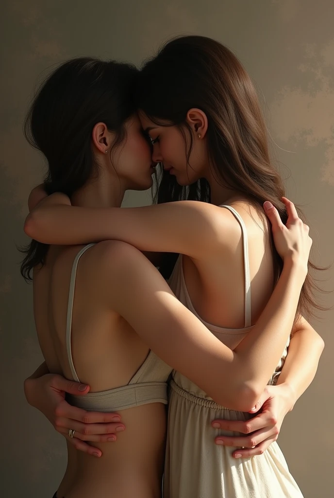 Hug from behind - SeaArt AI